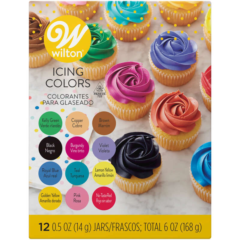 Wilton 12 Icing Colour Set - 香港新東方烘焙材料專門店